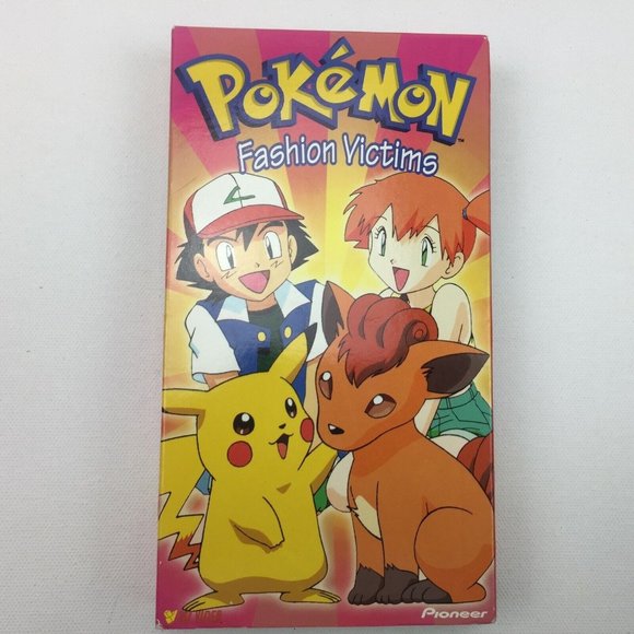 Media | Vhs Pioneer Nintendo Pokemon Fashion Victims Tape 3 Episodes ...